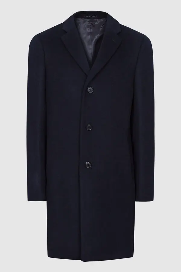 REISS Gable Wool-blend Epsom Overcoat