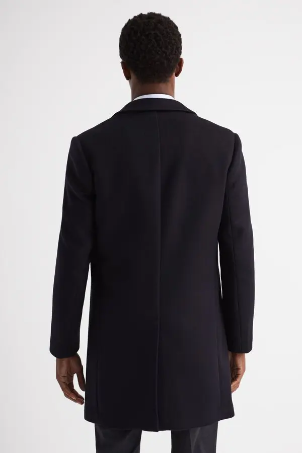 REISS Gable Wool-blend Epsom Overcoat