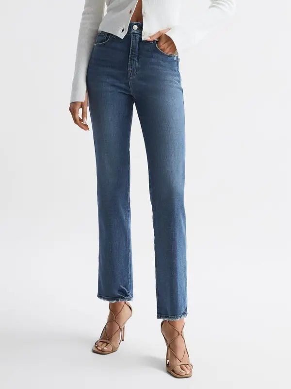 Good American Good Curve Straight Leg Jeans