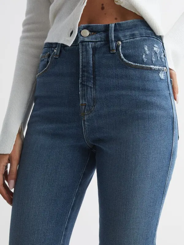 Good American Good Curve Straight Leg Jeans