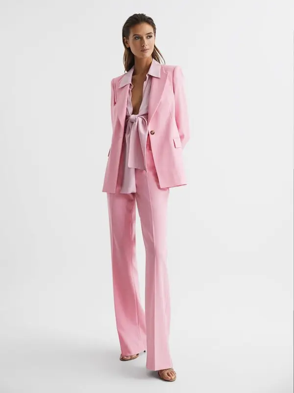 REISS Blair Single-breasted Wool-blend Blazer