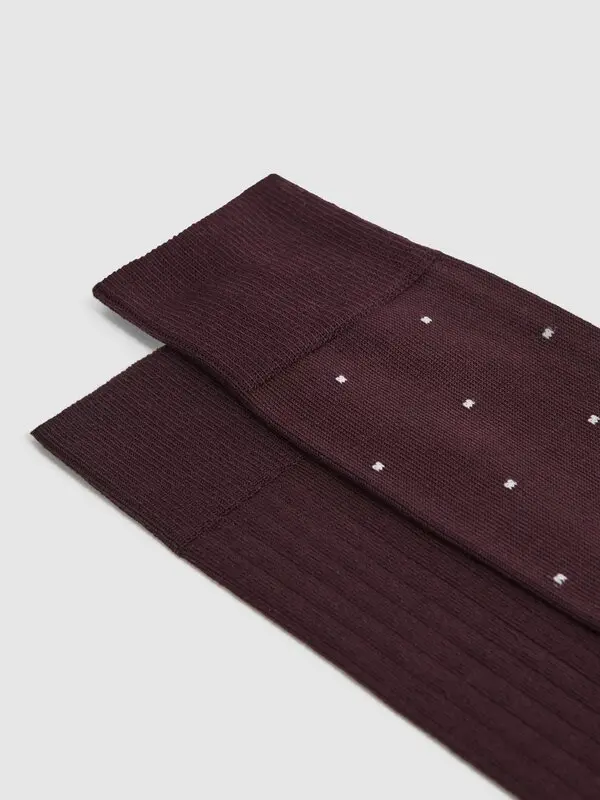 REISS 2 Graham Cotton-blend Socks