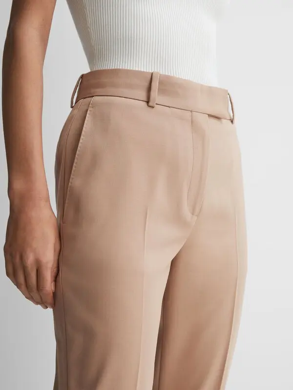 REISS Marlie Slim Fit Wool Blend Trousers