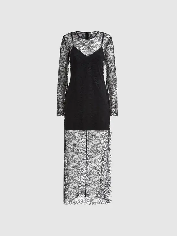 Anna Quan Lace Maxi Dress In Black - 66% Off | Editorialist