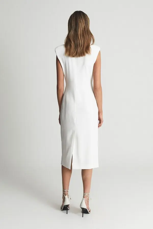 reiss cecile tuxedo bodycon midi dress REISS Cecile Tuxedo Bodycon Midi Dress