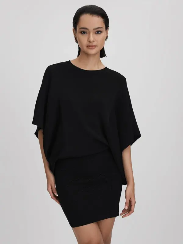 REISS Julia Knitted Mini Dress