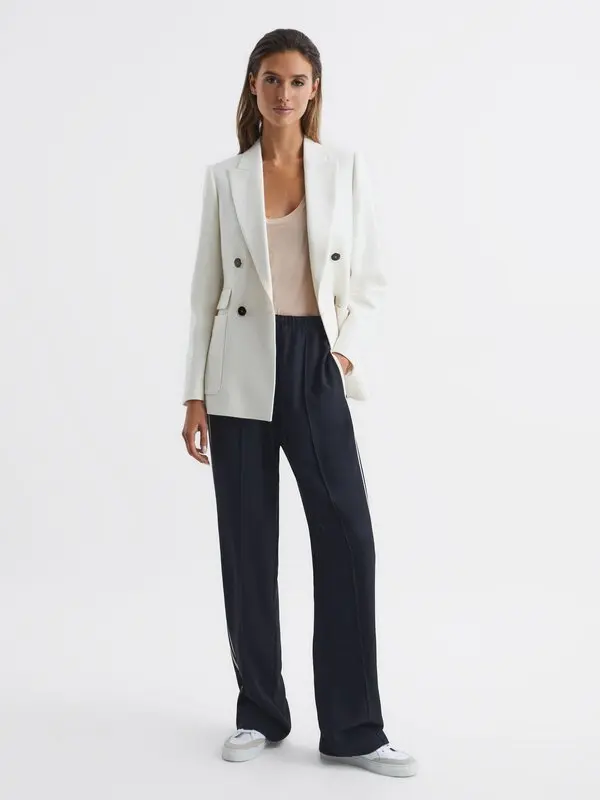 REISS Odell Wide Leg Trousers