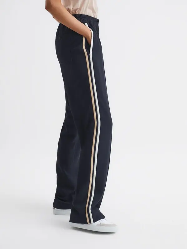 REISS Odell Wide Leg Trousers