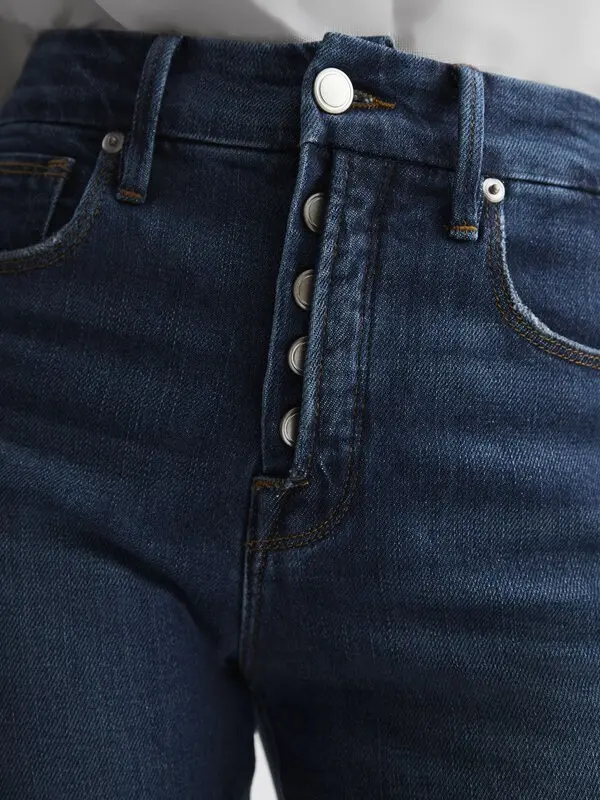 Good American Good Classic Boot Jeans - Indigo