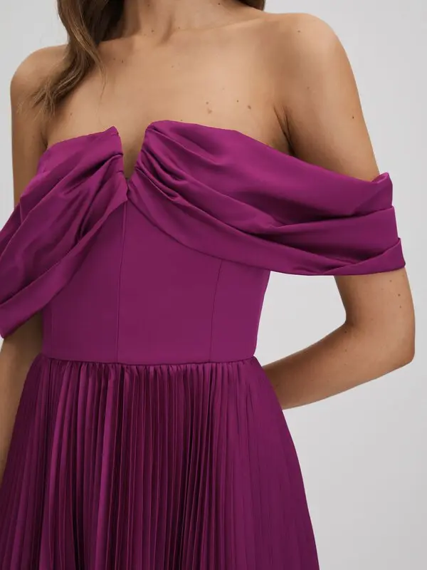 AMUR Off-the-shoulder Mini Dress