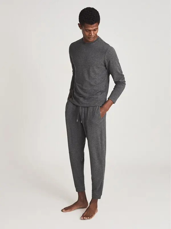 REISS Adam Melange Crew Neck Jumper