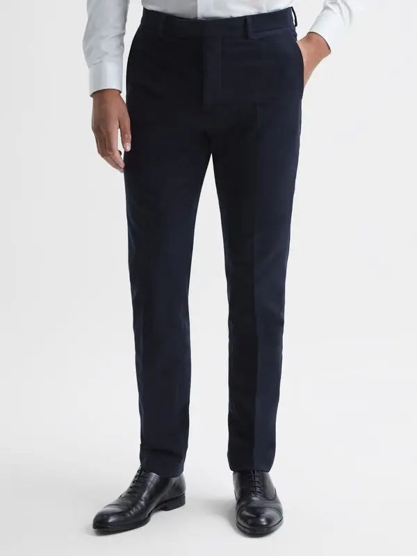 REISS Spark Slim Fit Moleskin Trousers