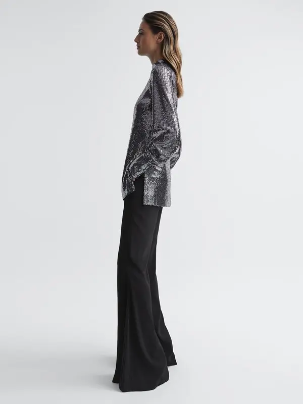 REISS Ariana Sequin Occasion Top