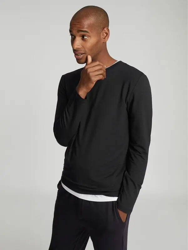 REISS Armstrong Crew Neck Top