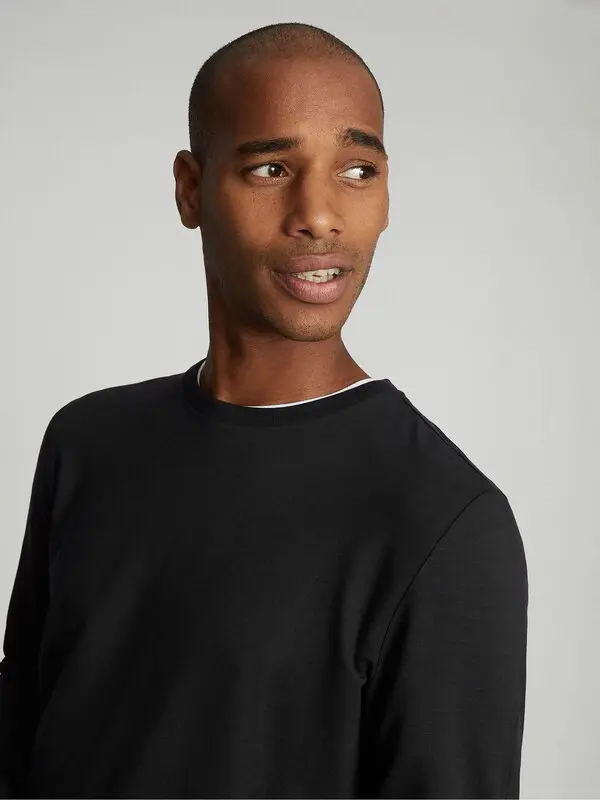REISS Armstrong Crew Neck Top