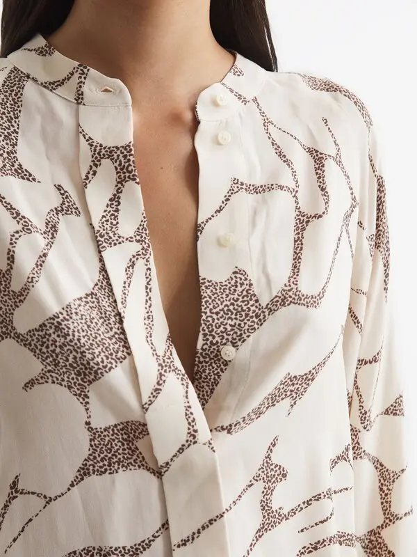 REISS Harri Printed Shirt