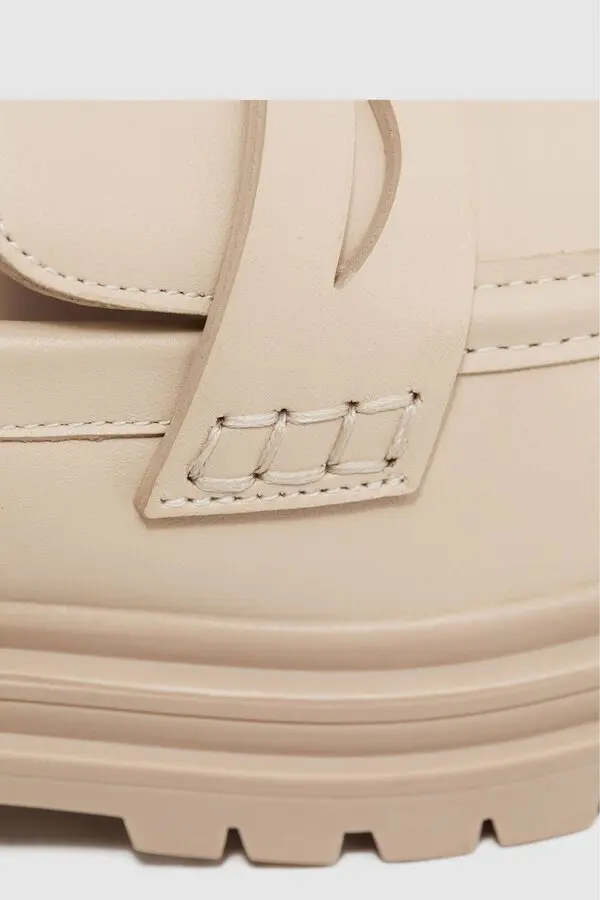 REISS Adele Leather Loafers