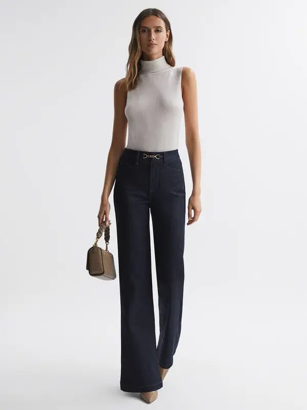 Paige Leenah High-rise Flared Jeans - Montecito