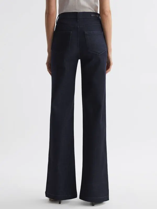 Paige Leenah High-rise Flared Jeans - Montecito