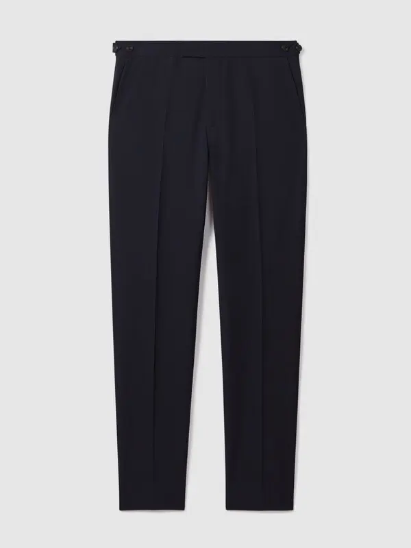 REISS Belmont Slim-fit Trousers - Navy