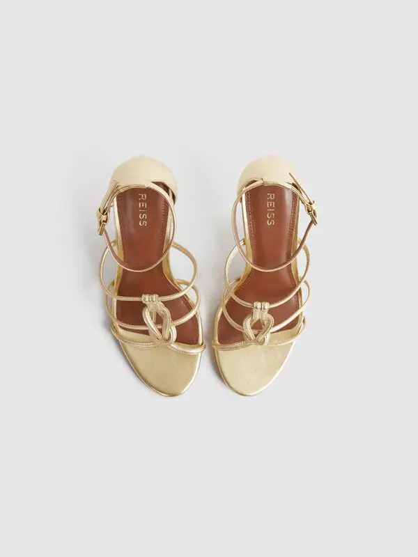 REISS Hallie Strappy Open-toe Heels