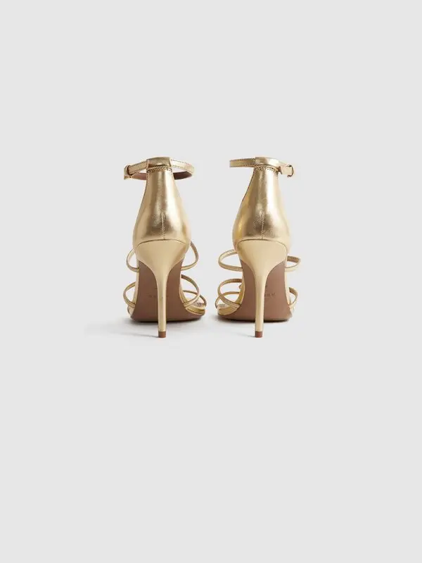 REISS Hallie Strappy Open-toe Heels