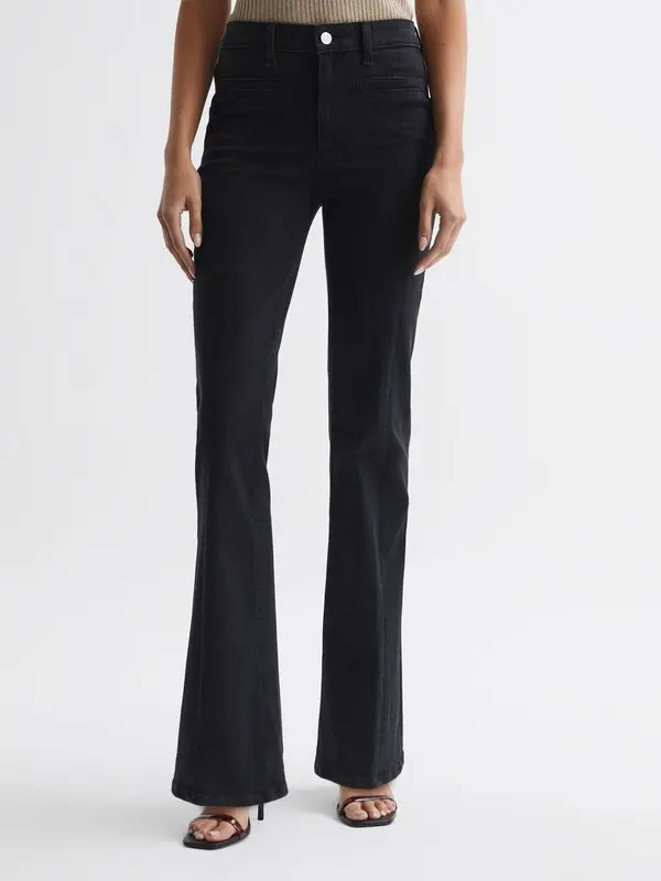 Paige Laurel High-rise Flared Jeans
