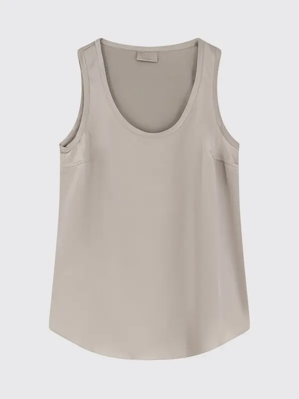 Brunello Cucinelli Sleeveless Top - Pearl