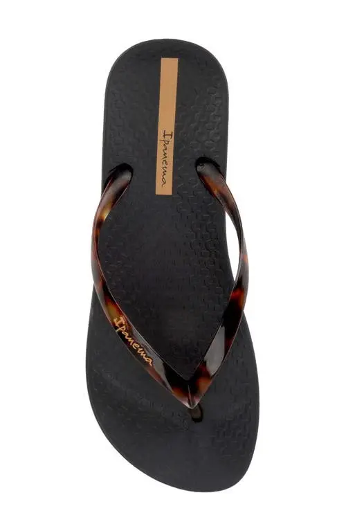 Ipanema Ana Flip Flop - Black/clear