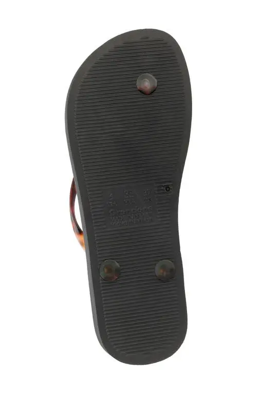 Ipanema Ana Flip Flop - Black/clear