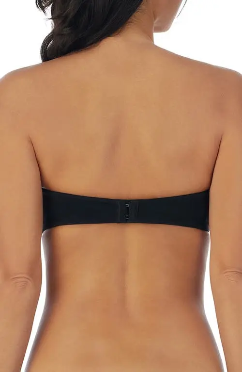 ON GOSSAMER Sleek Micro Underwire Strapless Plunge Bra - Black