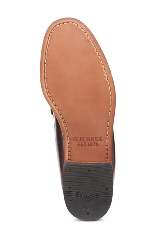 G.H.BASS Lennox Tassel Weejun Loafer - Wine