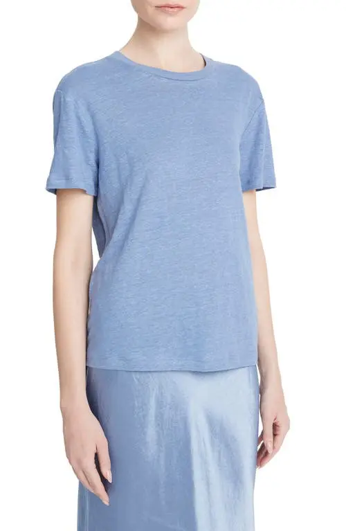 Vince Crewneck Linen T-shirt