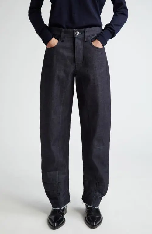 JIL SANDER Barrel Leg Jeans - 010 Magnet