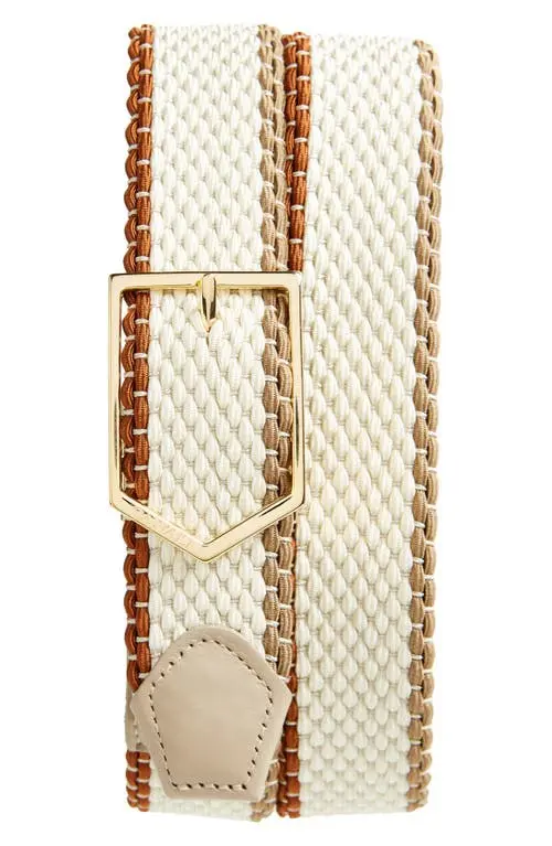 Canali Woven Belt - Beige