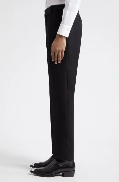Alexander McQueen Wool Cigarette Pants - Black