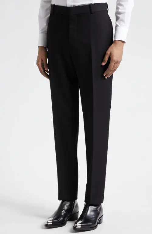 Alexander McQueen Wool Cigarette Pants - Black