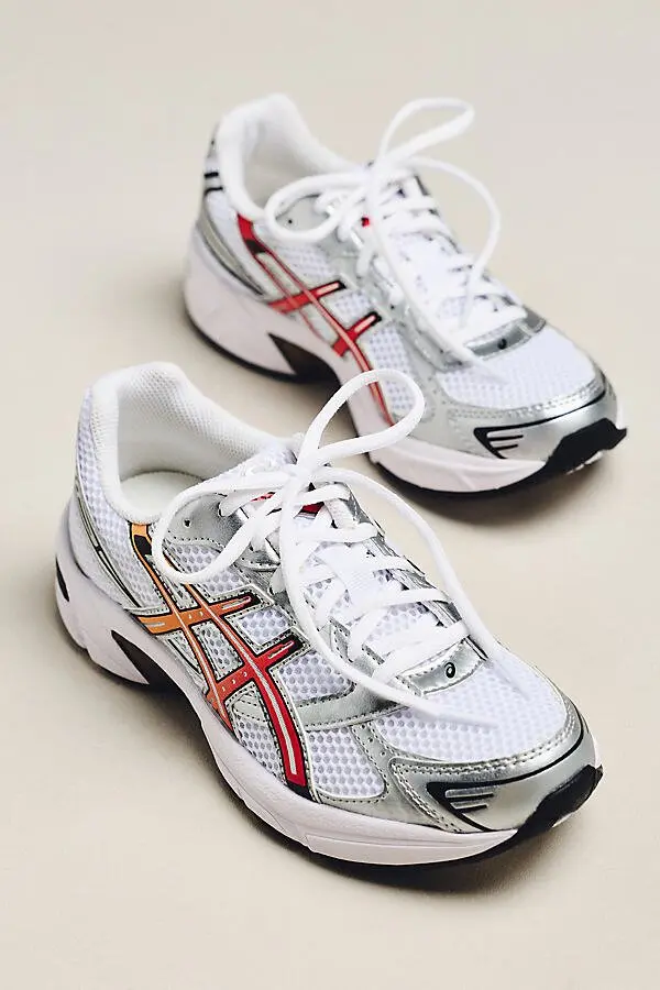 Asics Gel-1130 Sneakers - White/red Snapper