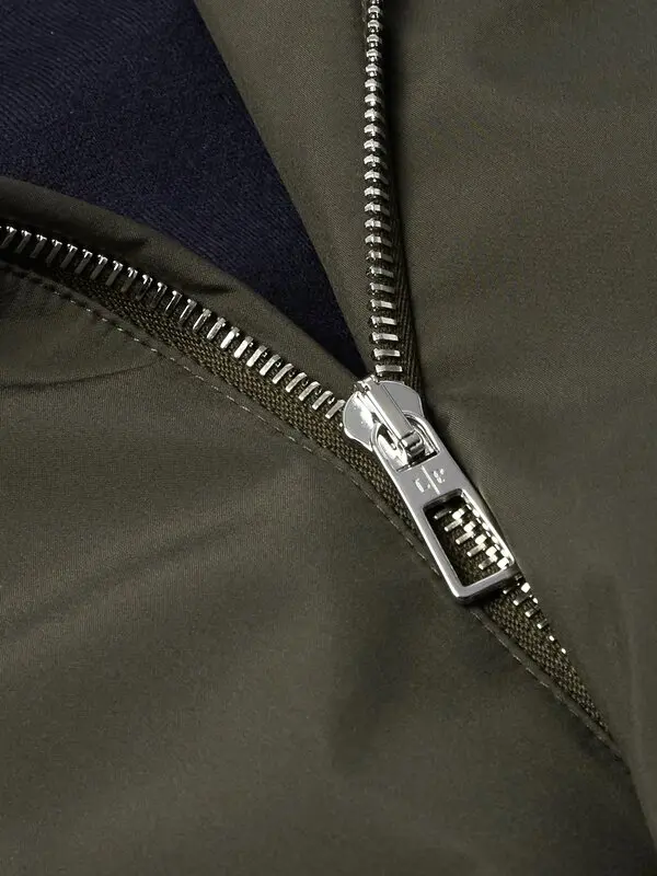 Loro Piana Traveller Windmate Shell Hooded Jacket - Green