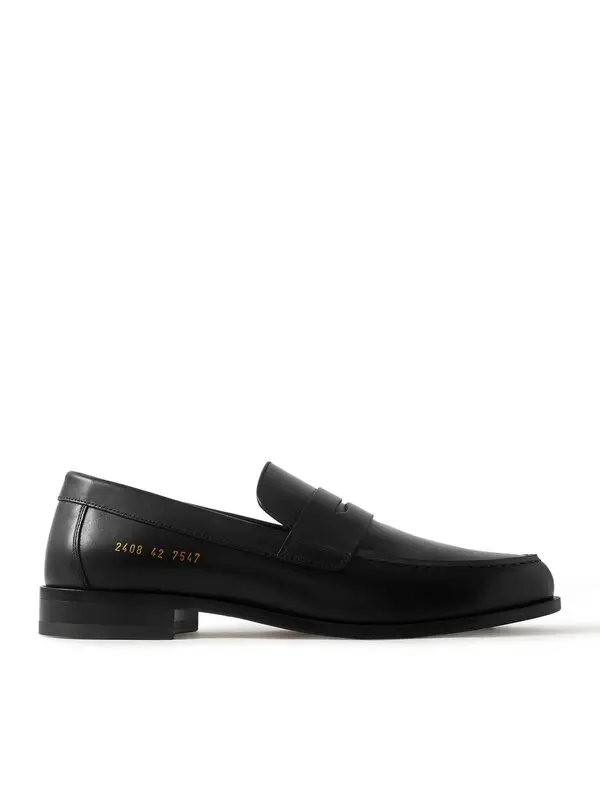 Common Projects Leather Penny Loafers Eu 43 In Black - 50  display picture 2