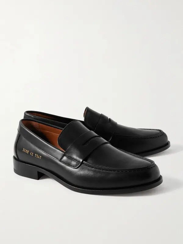 Common Projects Leather Penny Loafers Eu 43 In Black - 50  display picture 1