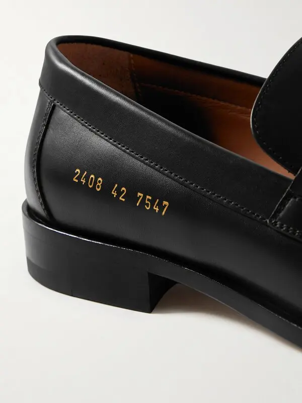 Common Projects Leather Penny Loafers Eu 43 In Black - 50  display picture 1