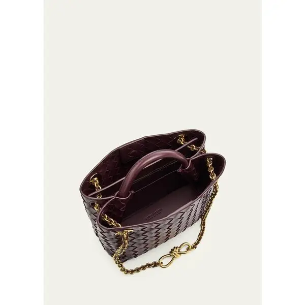 Bottega Veneta Small Andiamo Shoulder Bag - Dark Barolo
