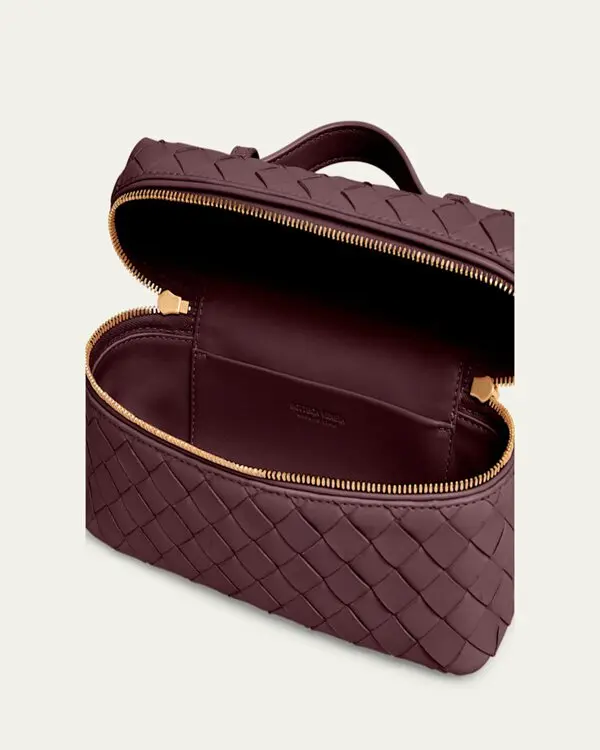 Bottega Veneta Bang Bang Vanity Intrecciato Leather Crossbody Bag - Limestone