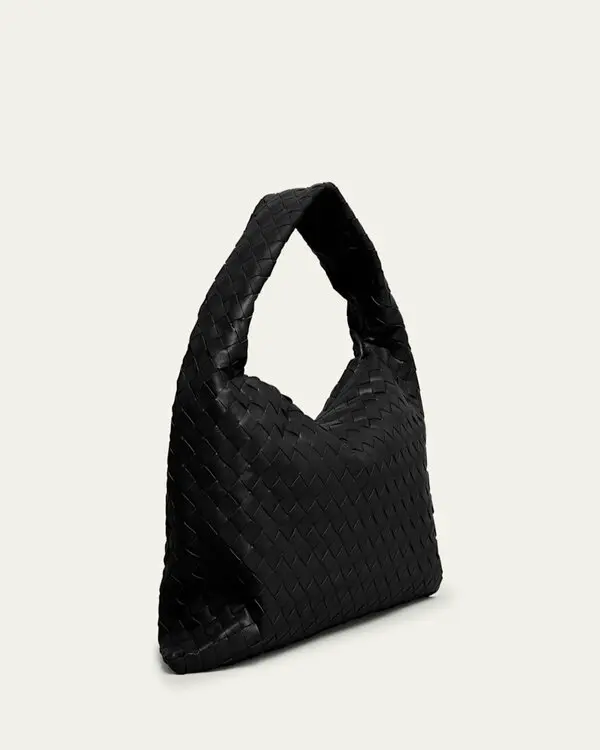Bottega Veneta Hop Hobo Bag - Black