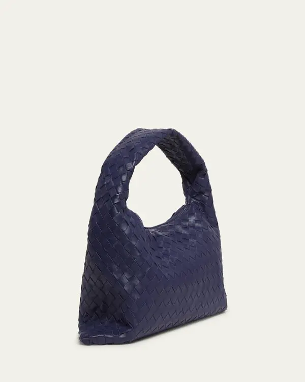 Bottega Veneta Hop Hobo Bag - Black