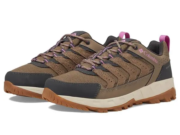 Columbia Strata Trail Low Waterproof Hiking Shoes - Brown