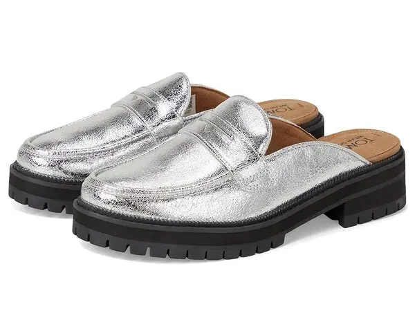 Toms Cara Mule Metallic Slip-on