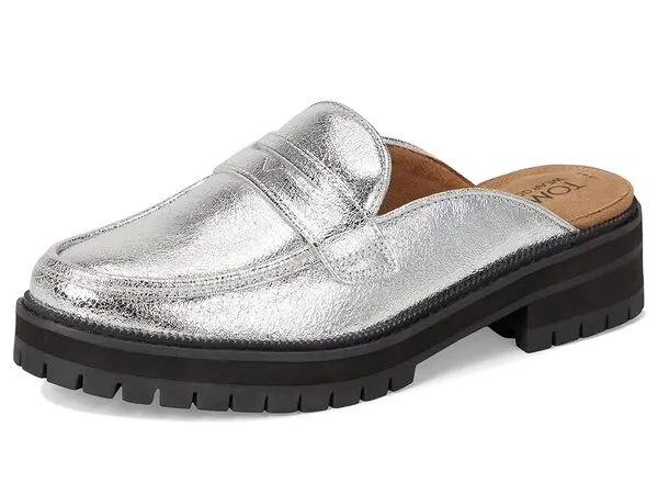 Toms Cara Mule Metallic Slip-on