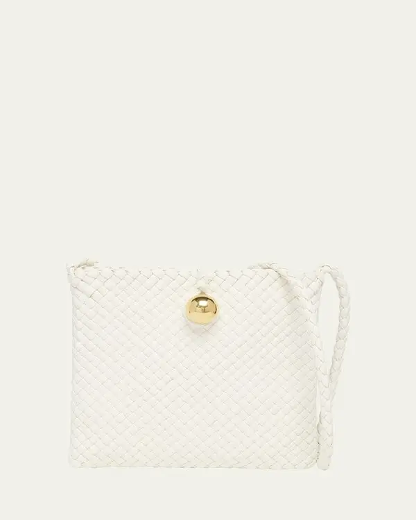 Bottega Veneta Intrecciato Leather Pouch Bag